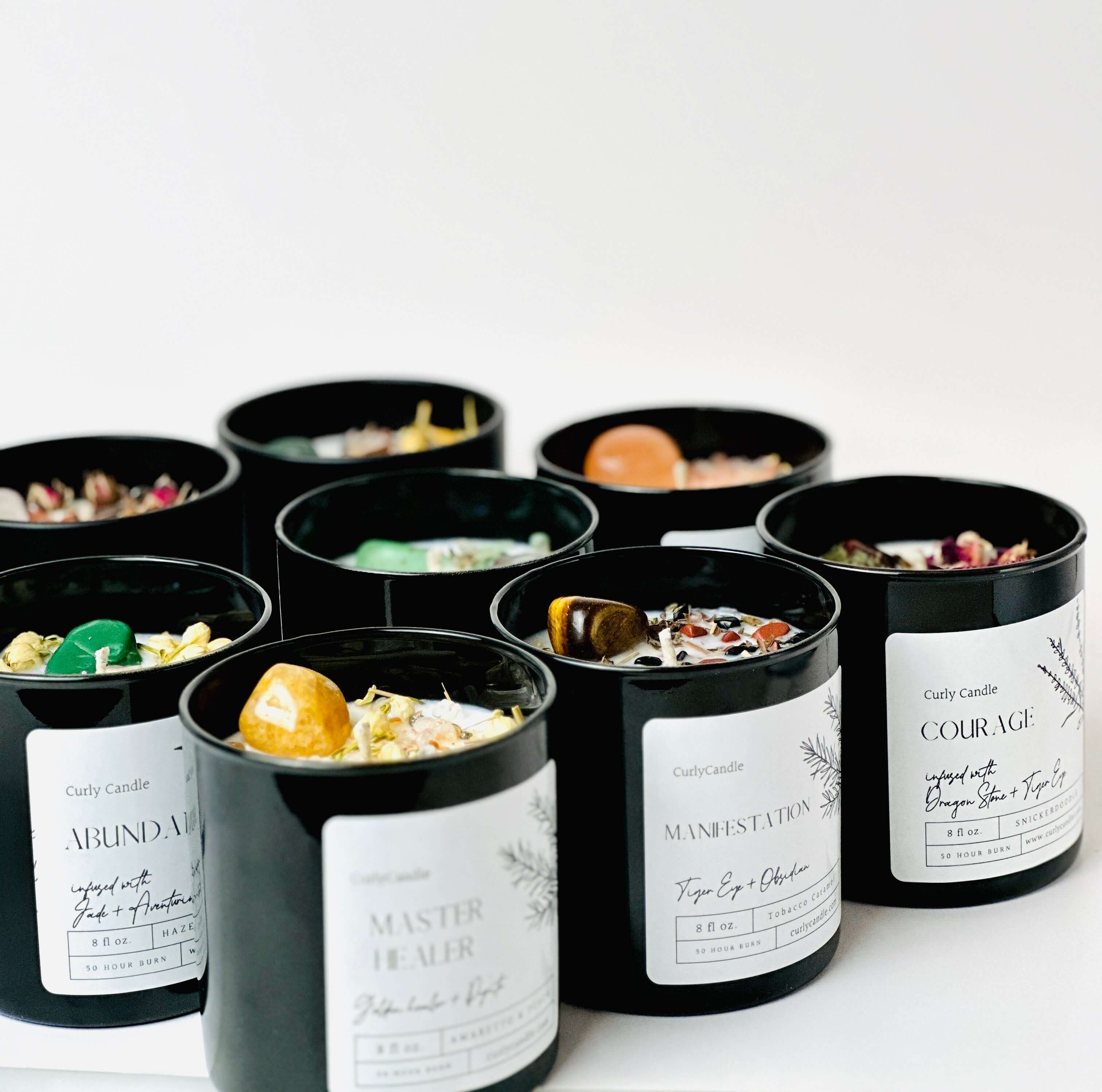 Crystal Manifestation Candles | Healing Crystal Candles in Canada