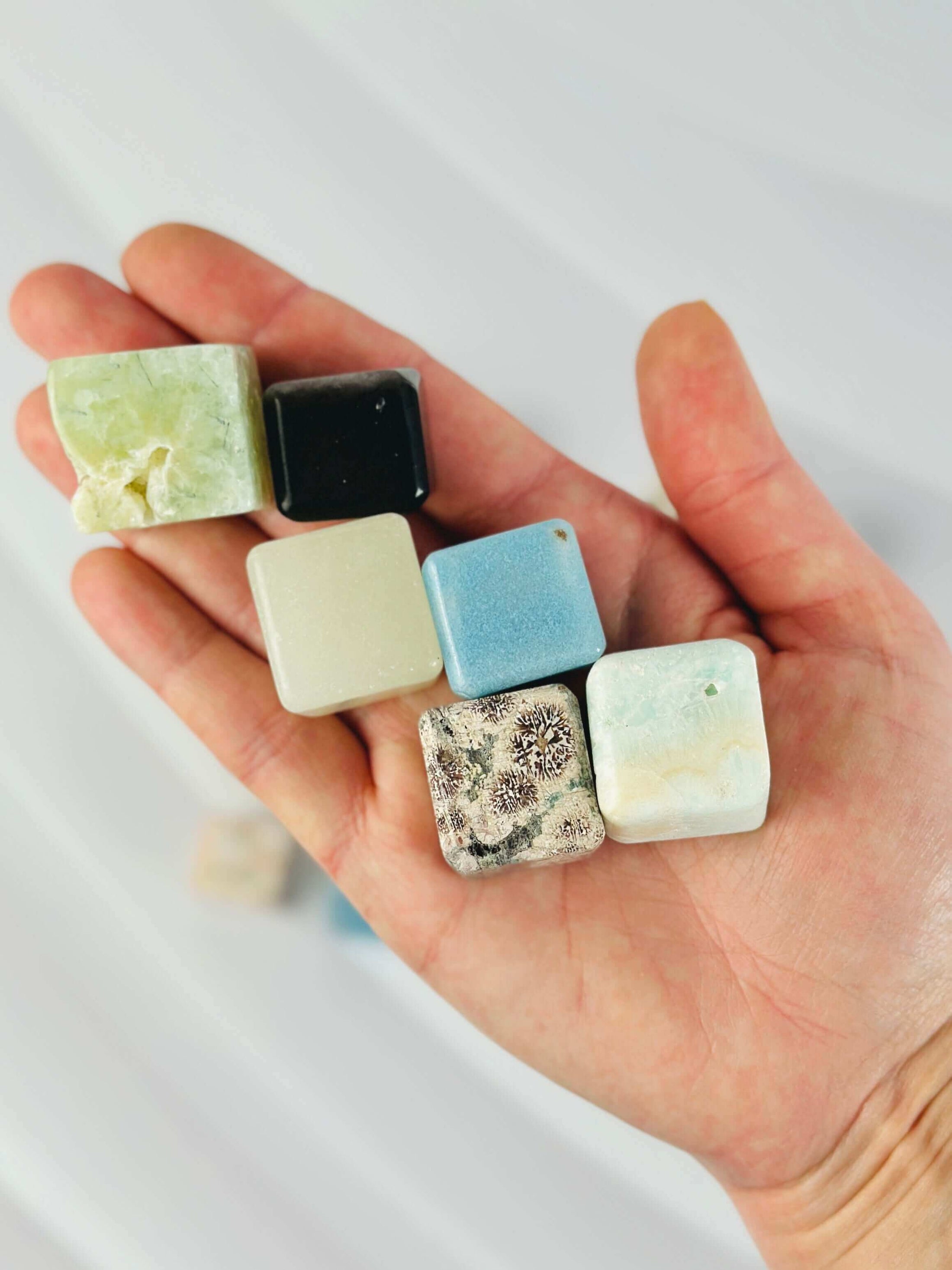 LARGE NATURAL CRYSTAL CARVING CUBES